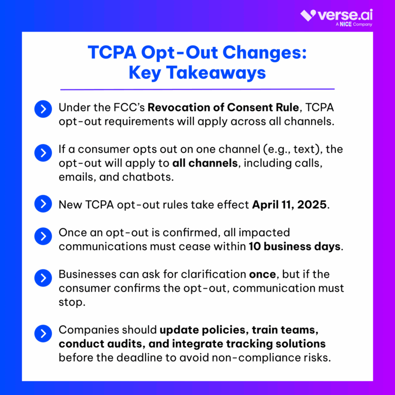 New TCPA Opt-Out Requirements: What You Need to Know | Verse.ai
