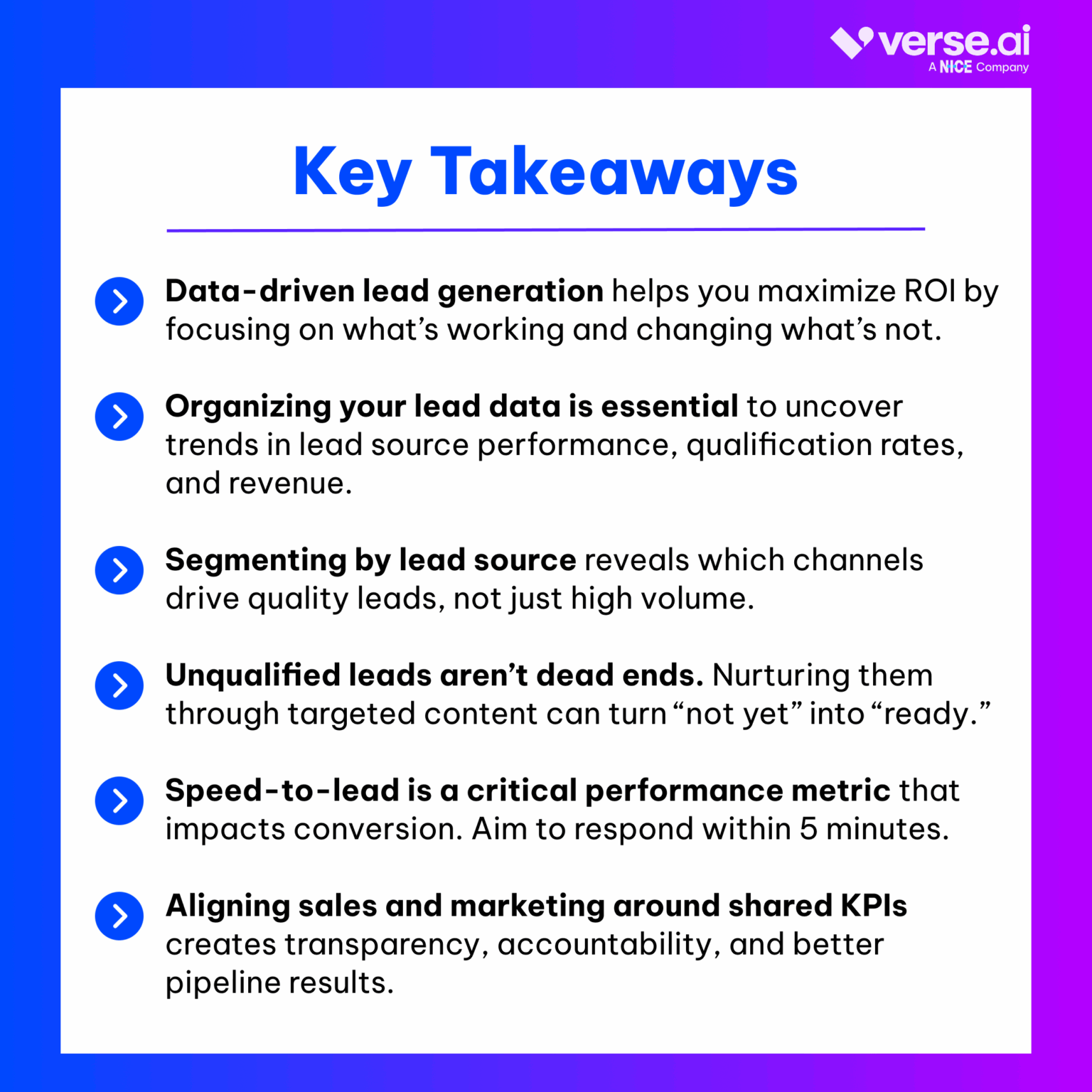 Data-Driven Lead Generation: 10 Ways to Use Lead Generation Analytics | Verse.ai